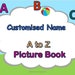Alphabets Picture Matching Busy Book, Beginning Sound Matching Binder ...
