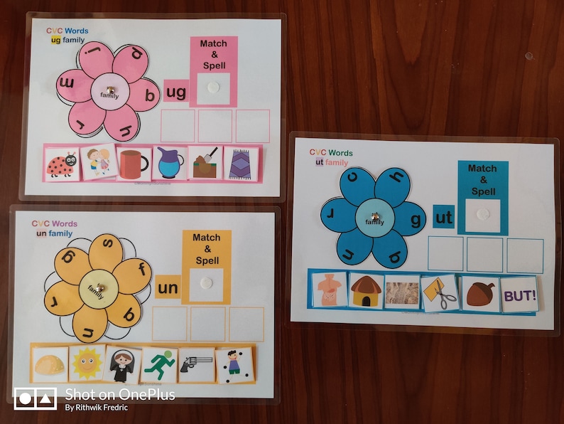 CVC Word Family Busy Binder Homeschooling Kit Literacy - Etsy