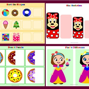 Toddler Busy Book Mega Bundle Includes 33 Activities, Learning Binder ...