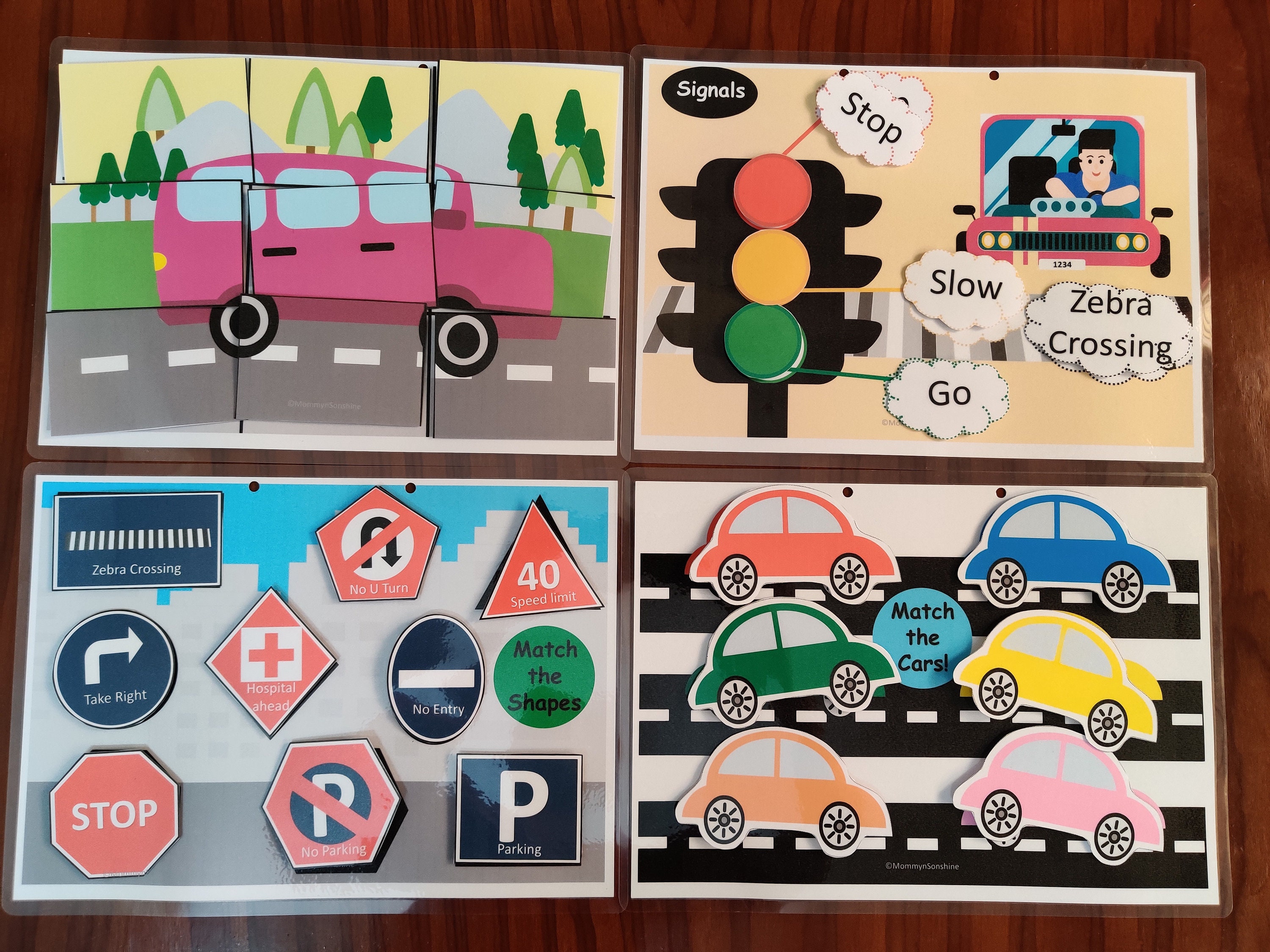 Cars Themed Busy Book Toddler Busy Binder Homeschooling | Etsy