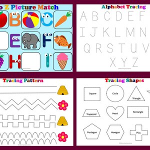 Toddler Busy Book- Mega Bundle Includes 33 Activities, Learning Binder ...