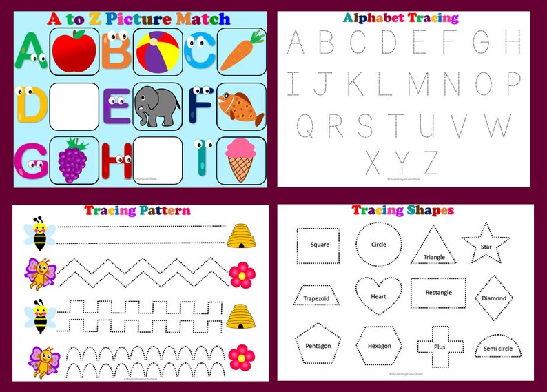 Toddler Busy Book Mega Bundle Includes 33 Activities - Etsy