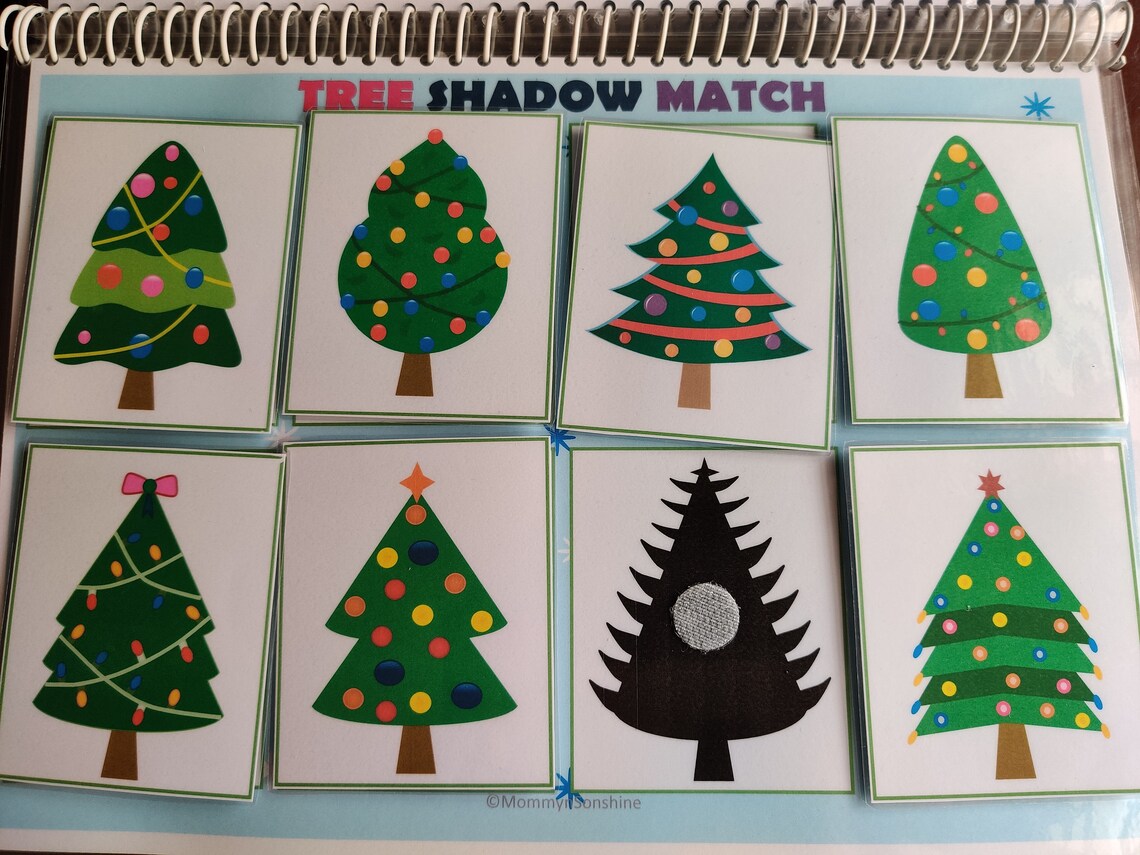 Christmas Busy Binder, Christmas Theme Learning Sheets for Toddlers and ...