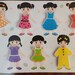 Color Match, Dress up Matching Activity, Dolls Dress up Activity Sheet ...