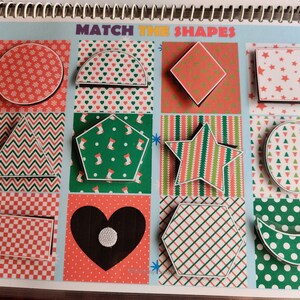 Christmas Busy Binder, Christmas Theme Learning Sheets for Toddlers and ...