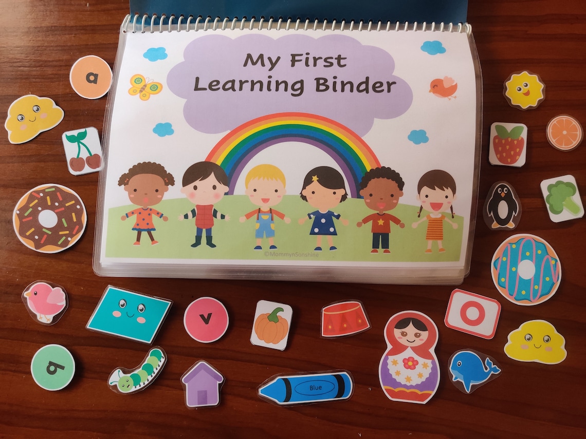 Busy Book Vol 1 Busy Binder for Toddlers & Preschoolers for 2 - Etsy