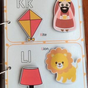 Alphabet Book, Alphabet Busy Book, Mini Binder, Phonics Binder - Etsy