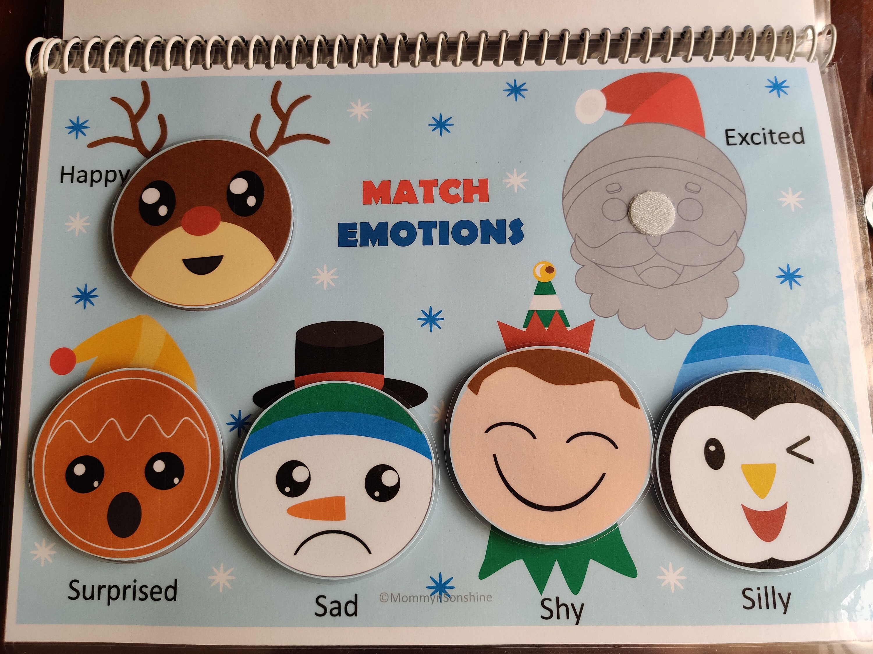 Christmas Busy Binder, Christmas Theme Learning Sheets for Toddlers and ...