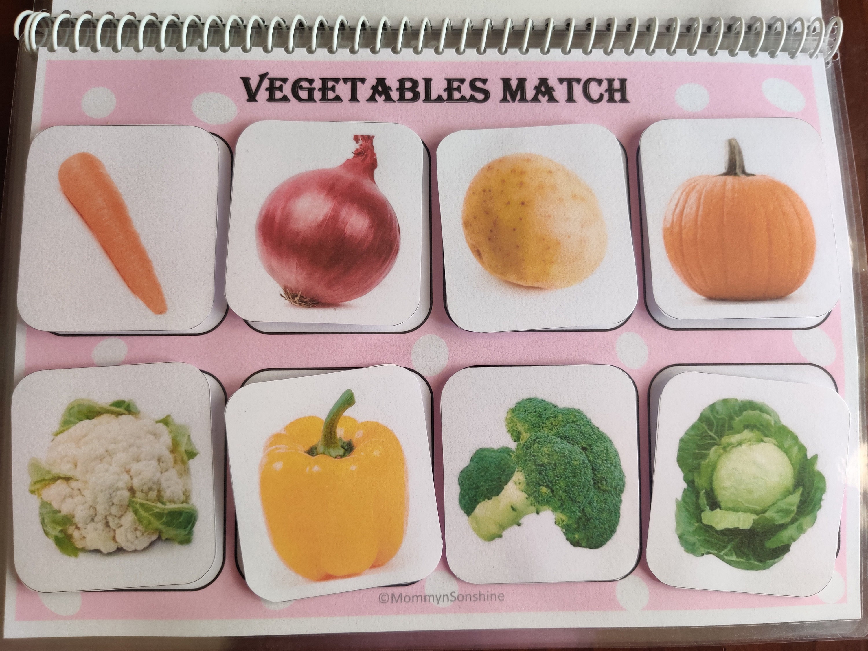 Montessori Matching Binder Busy Book for 1 Year Olds - Etsy