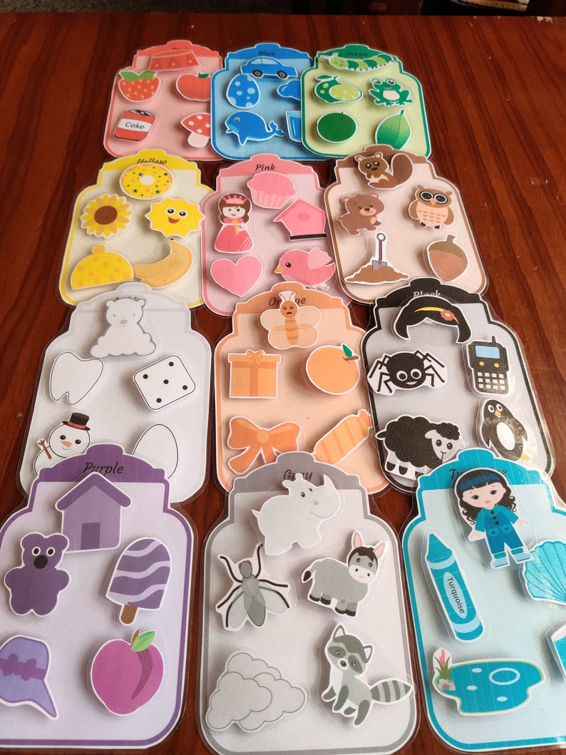 Color Sorting Activity, Color Matching, Jars Color Match, Homeschooling ...