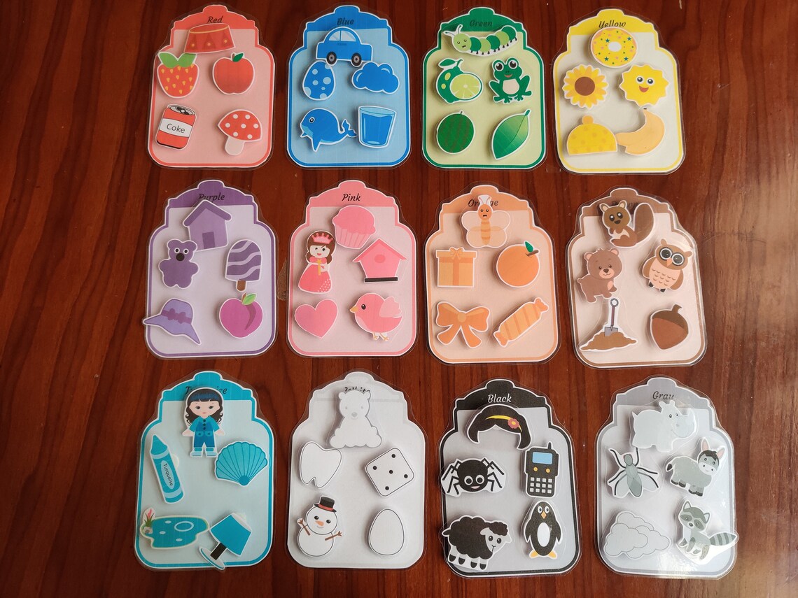 Color Sorting Activity, Color Matching, Jars Color Match, Homeschooling ...