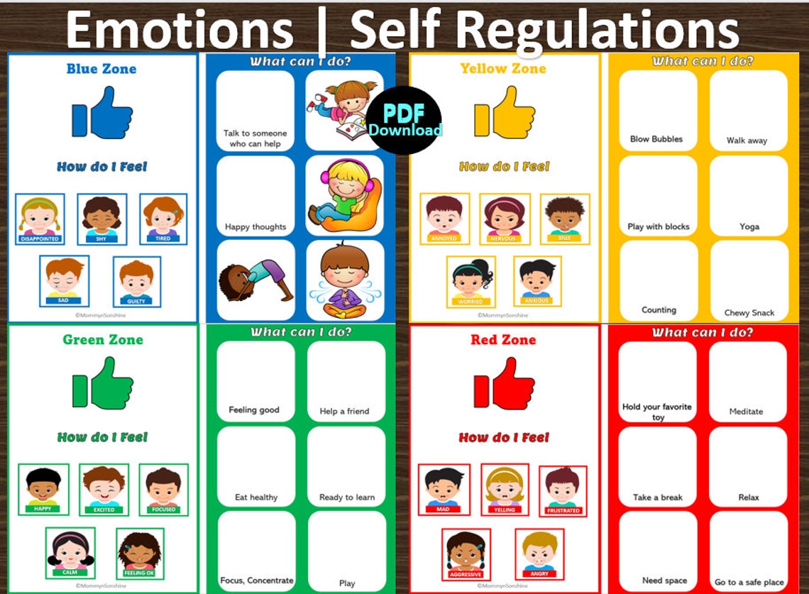 Emotions Kit, Self Regulation, Caliming Corner, Learn Your Emotions ...