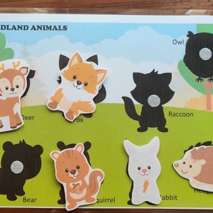 Buy Animals Matching, Habitats Matching, Learning Animals, Animal ...
