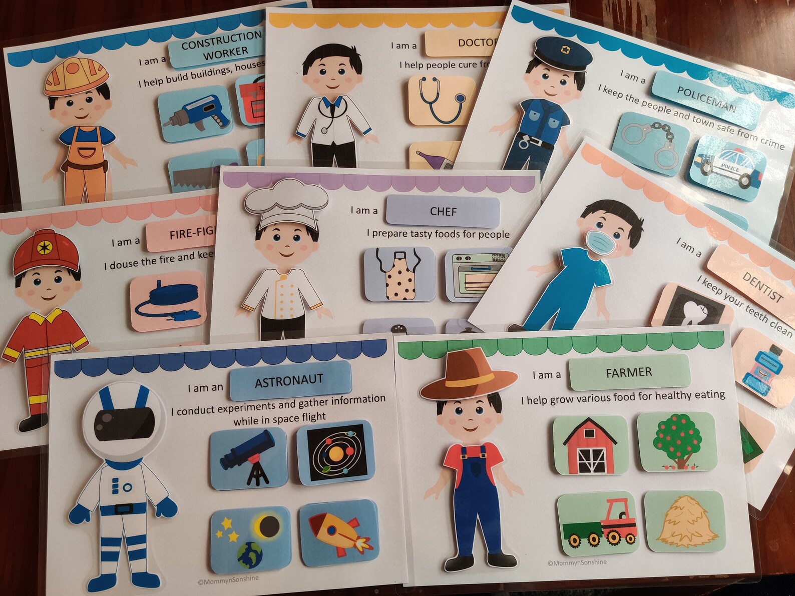 Community Helpers Busy Book on Occupation Know Your - Etsy