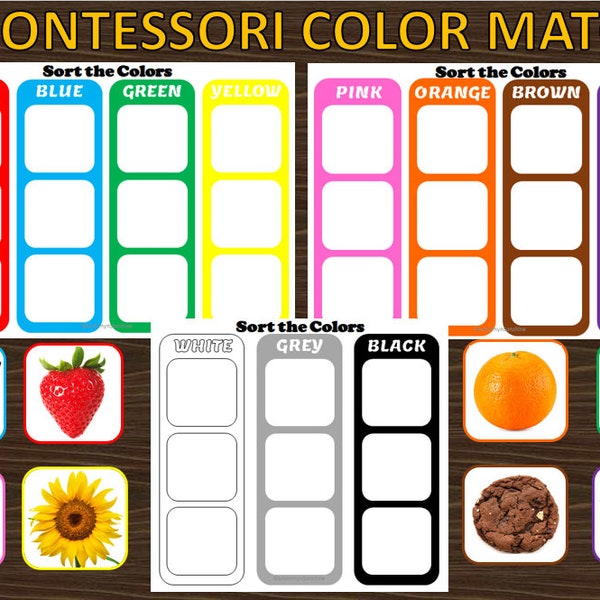 Montessori Color - Etsy