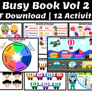 Busy Binders Set, Covers 3 Books From Vol 1 to 3 - Etsy