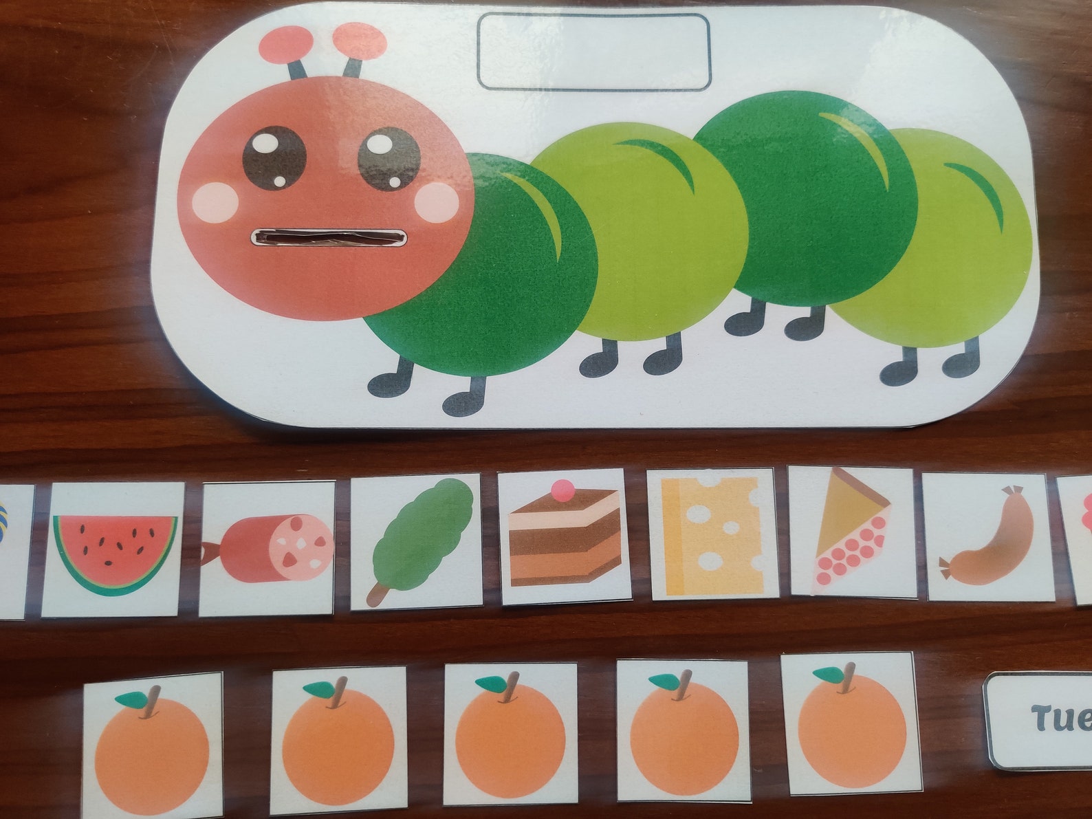 The Hungry Caterpillar, Caterpillar Foods, Caterpillar Activity - Etsy