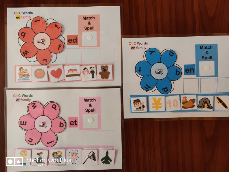 CVC Word Family Busy Binder Homeschooling Kit Literacy - Etsy