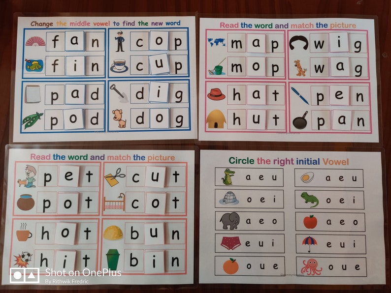 CVC Word Family Busy Binder, Homeschooling Kit, Literacy Learning for ...