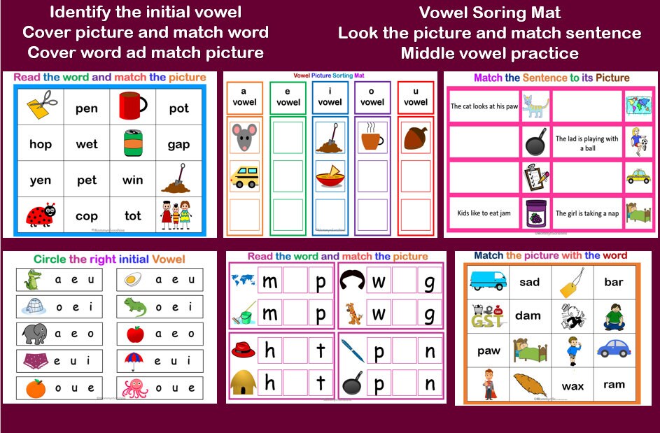 CVC Word Family Busy Binder, Homeschooling Kit, Literacy Learning for ...
