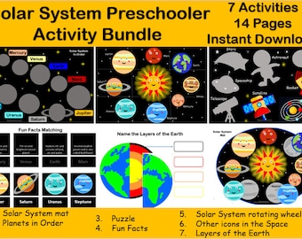 Solar System Binder - Etsy