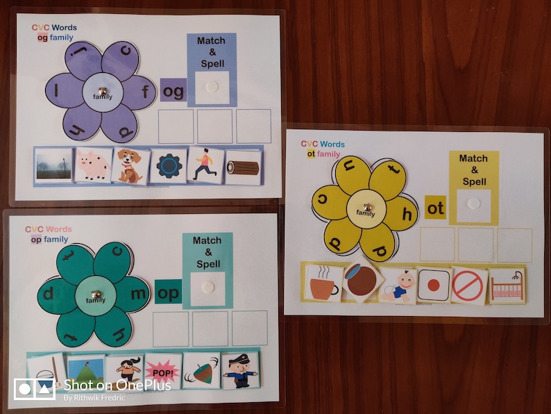 CVC Word Family Busy Binder Homeschooling Kit Literacy - Etsy