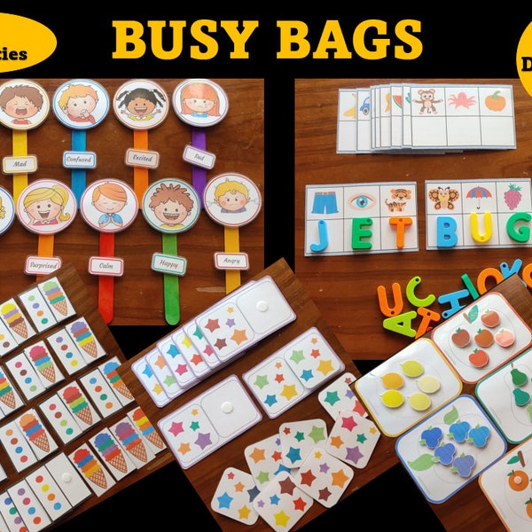 Toddler Busy Bag - Etsy