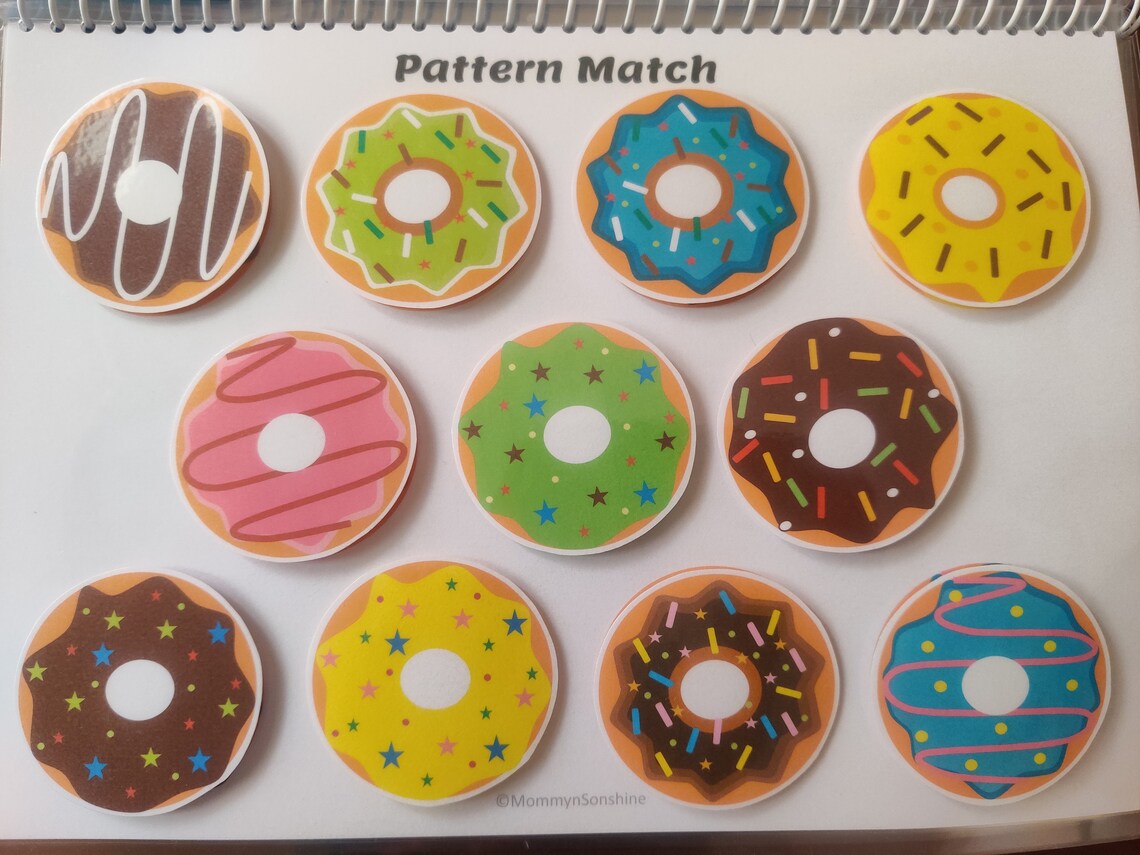 Busy Book Vol 1, Busy Binder for Toddlers & Preschoolers for 2 to 3.5 ...