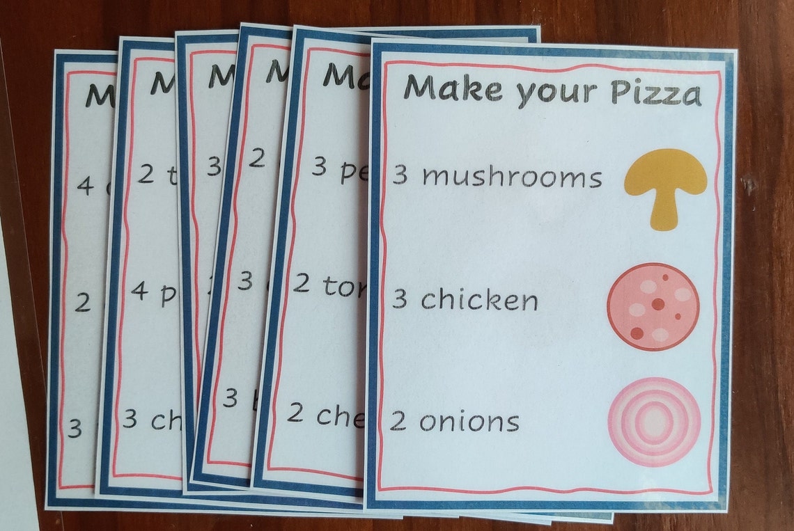 Make Your Own Pizza, Pizza Busy Book, File Folder Games, Homeschool ...