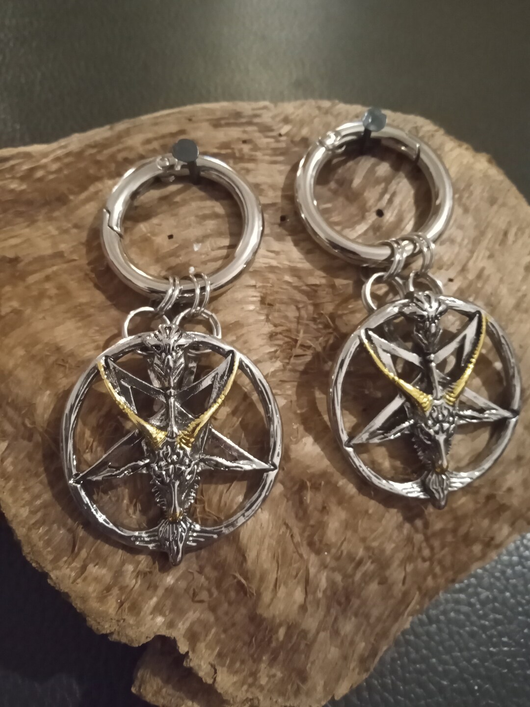 Baphomet. Ear Weights. Plugs. Gauges. Stretched Loves. Hoops for Gauges ...