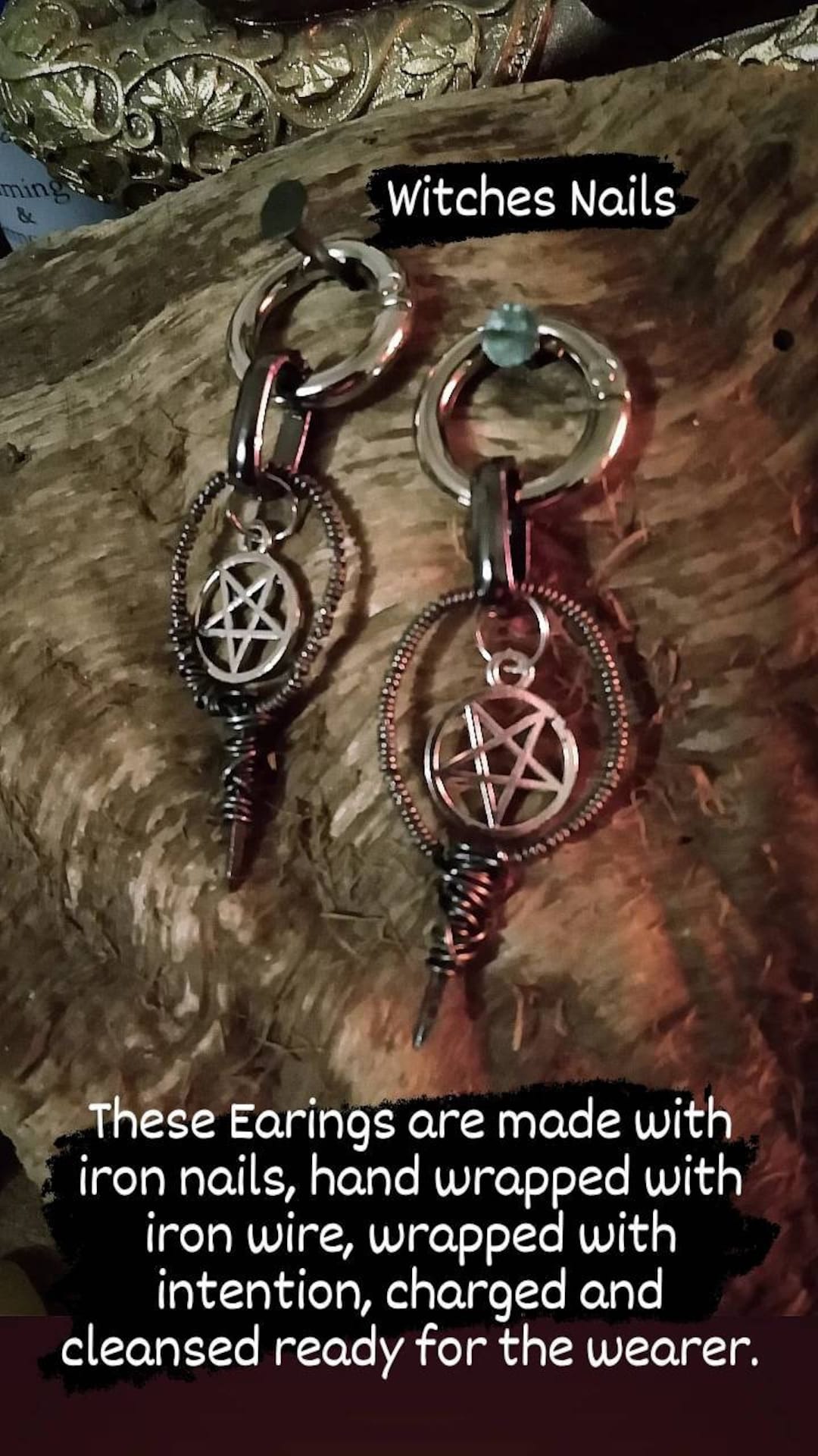 Witches Nails. Wiccan. Pagan. Witchcraft. Protection. Coffin - Etsy UK