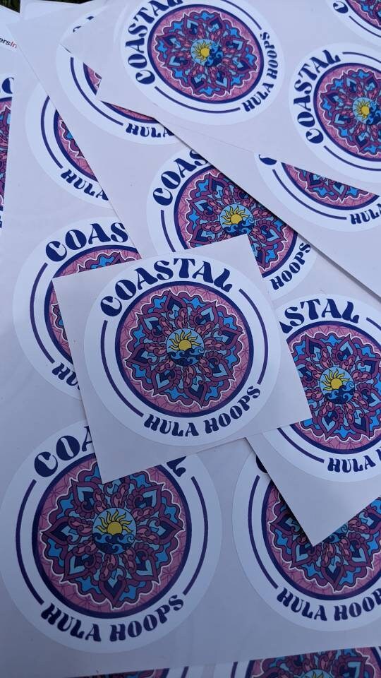 Matte Vinyl Logo Sticker - Etsy