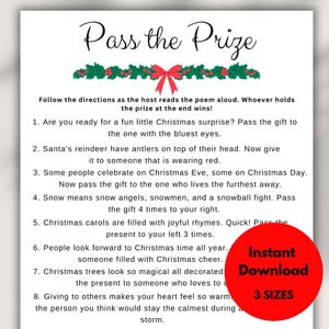 Printable Forfeits for Pass the Parcel - Etsy UK