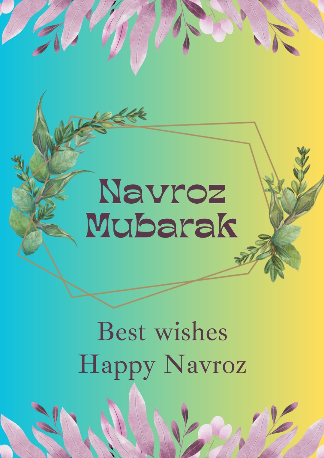 Navroz Mubarak Card, Greetings for Navroz,parsi New Year, Navroz 2024 ...