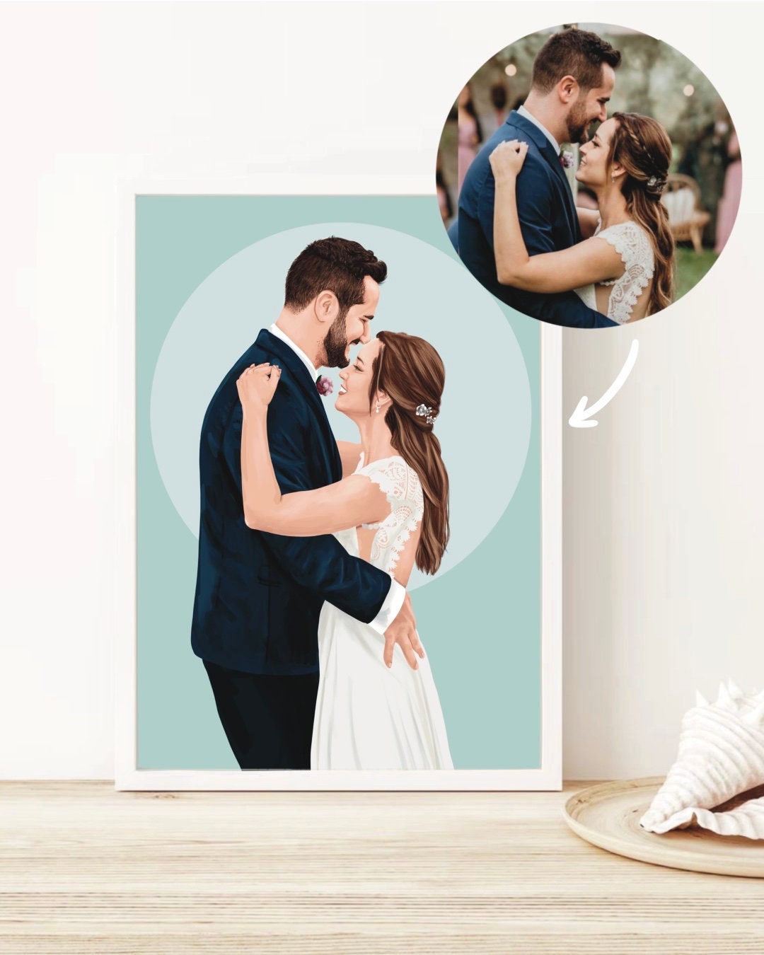 PERSONALIZED ILLUSTRATION Couple, Couple Gift, Pet Illustration - Etsy