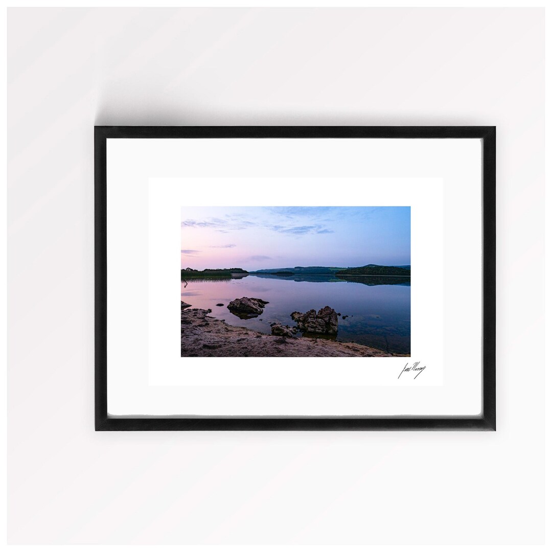 Hanging Rock Lough Macnean Print, Fermanagh Sunrise Landscape ...