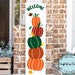 Pumpkin Stack Vertical Welcome SVG - Etsy