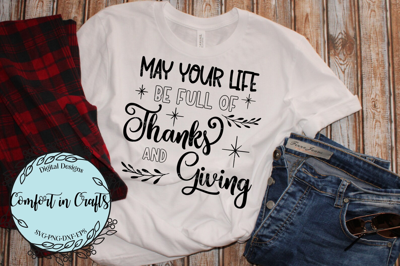 Life Full of Thanks and Giving SVG Thanksgiving SVG Thankful SVG ...