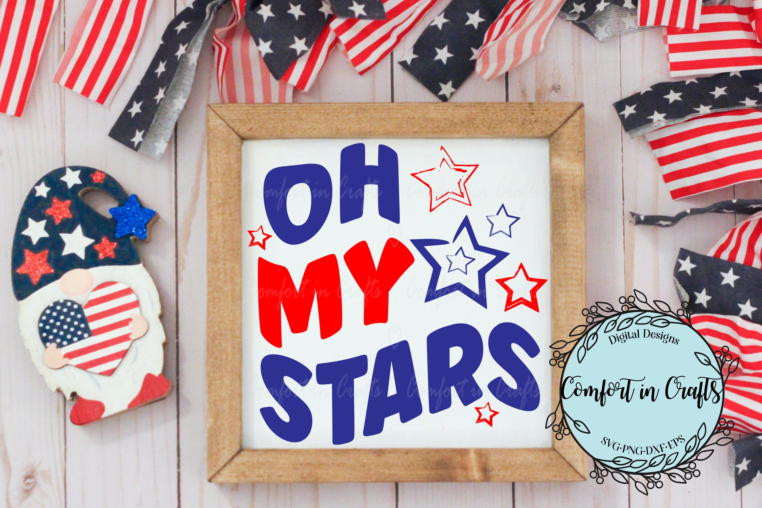 Oh My Stars SVG 4th of July SVG Independence Day SVG Stars and - Etsy