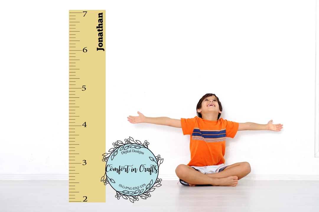 Growth Chart SVG Vertical Sign SVG Measurement Sign SVG Childs Room ...