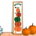 Pumpkin Stack Vertical Welcome SVG - Etsy