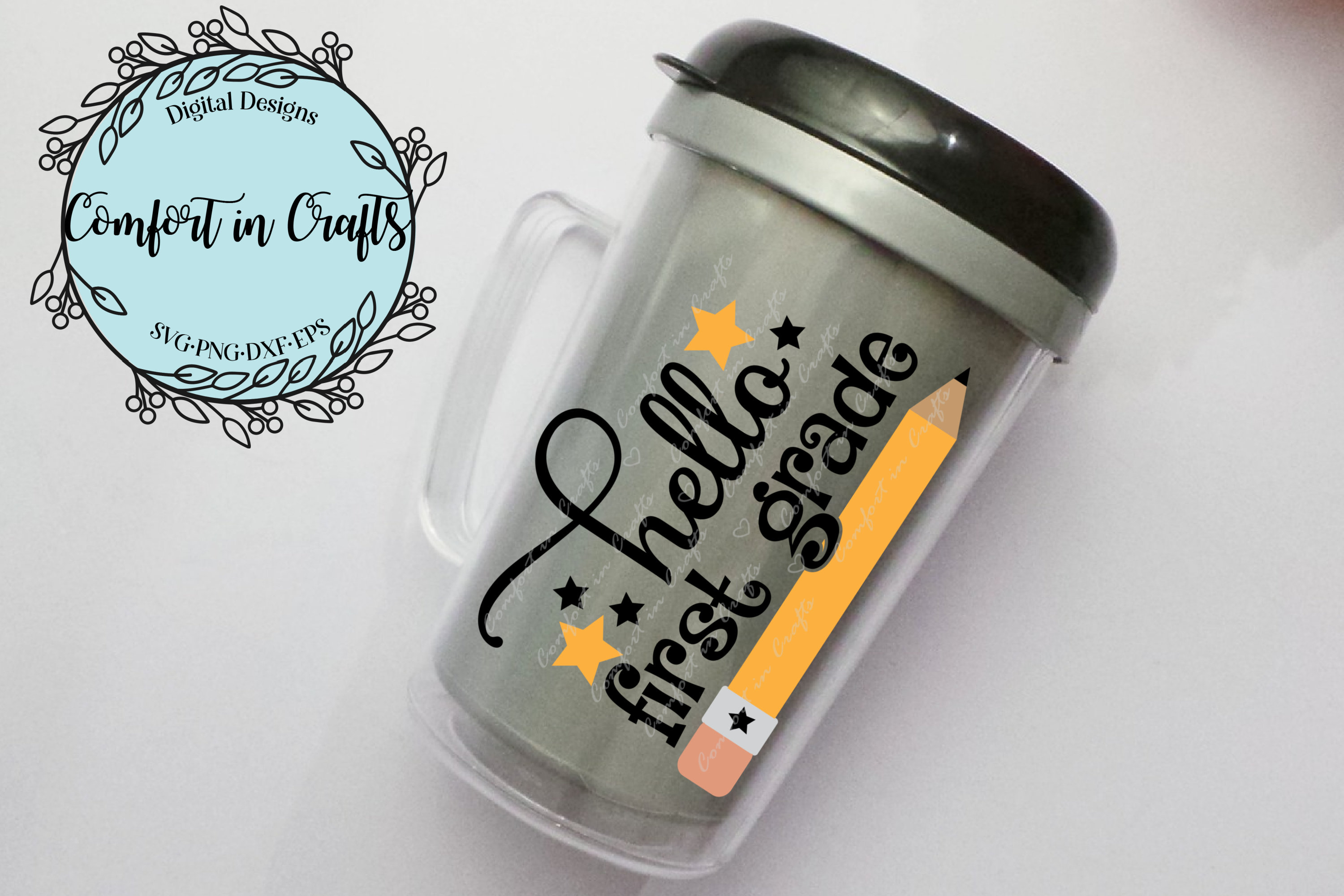 Hello First Grade SVG Back to School SVG Child T-shirt Design - Etsy