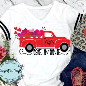 Valentine Delivery Truck SVG Valentines Day SVG Be Mine SVG - Etsy