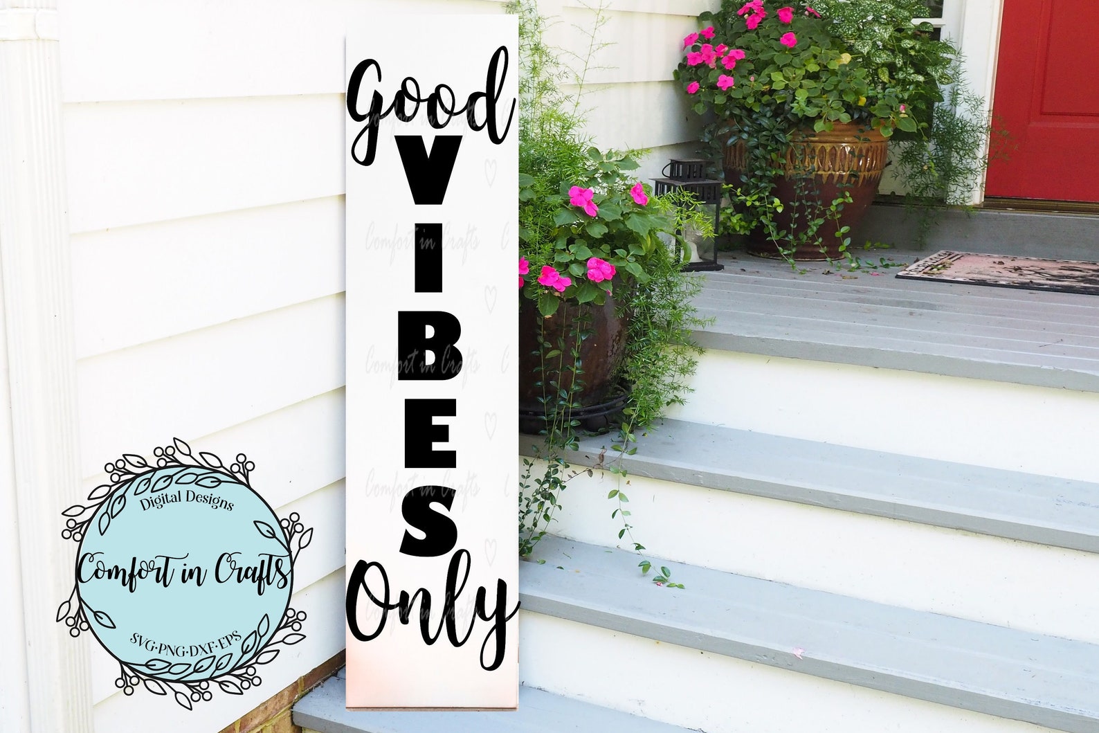 Good Vibes Only SVG Positive Welcome SVG Positivity SVG Vertical ...