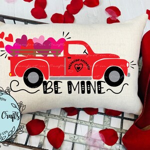 Valentine Delivery Truck SVG Valentines Day SVG Be Mine SVG - Etsy