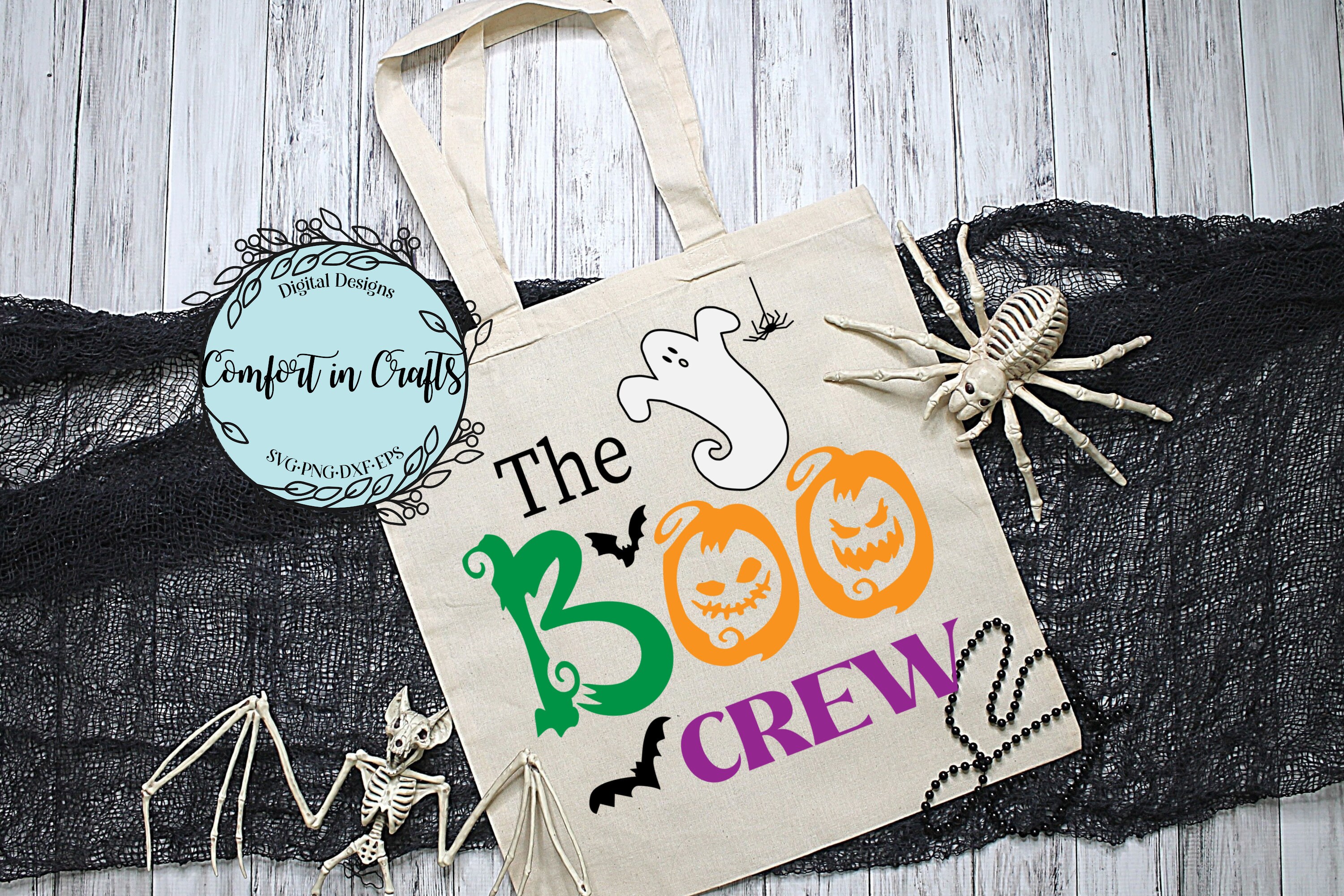 Boo Crew SVG Halloween Squad SVG Jack O Lanterns SVG Spooky - Etsy