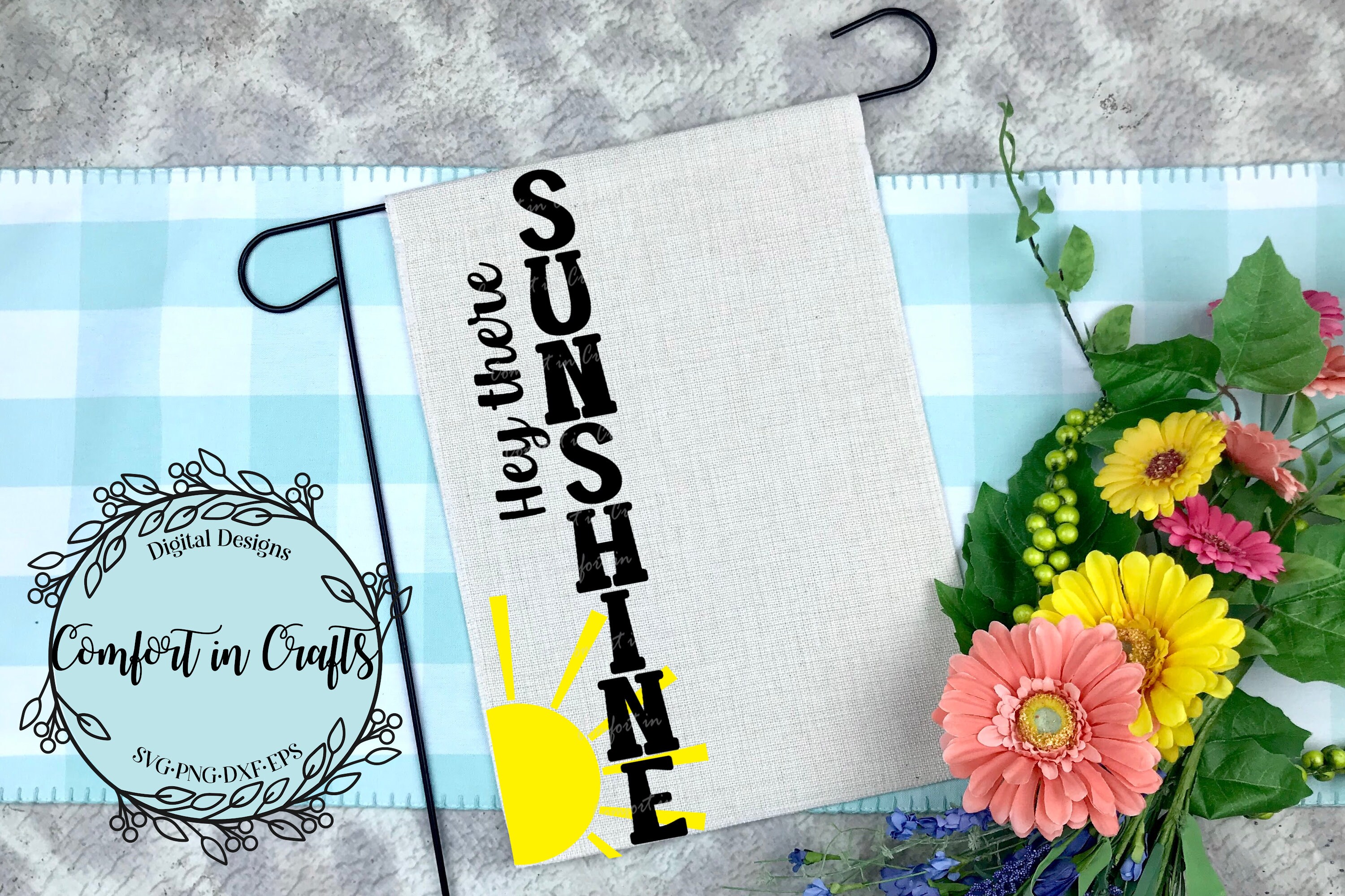 Hey There Sunshine SVG Welcome Sign SVG Sunny Day SVG Garden - Etsy