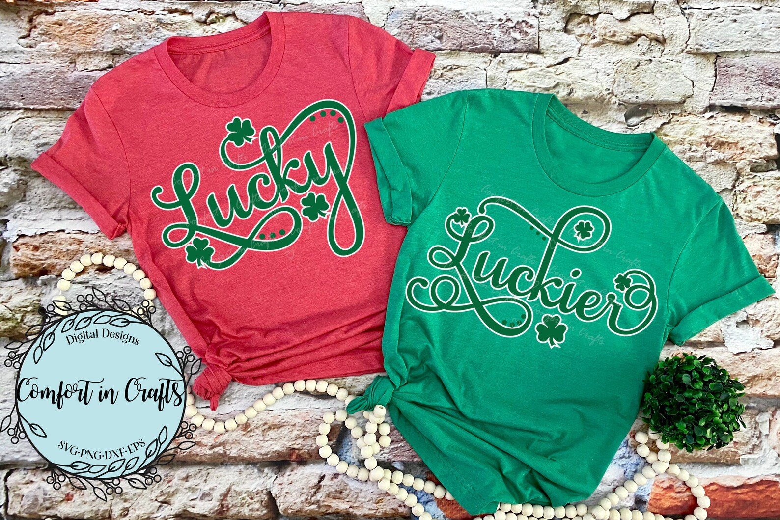 Lucky Luckier Luckiest SVG St. Patricks Day SVG Shamrocks SVG - Etsy