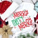 Merry Merry Merry SVG and Sublimation Design, Christmas, Jolly Holiday ...