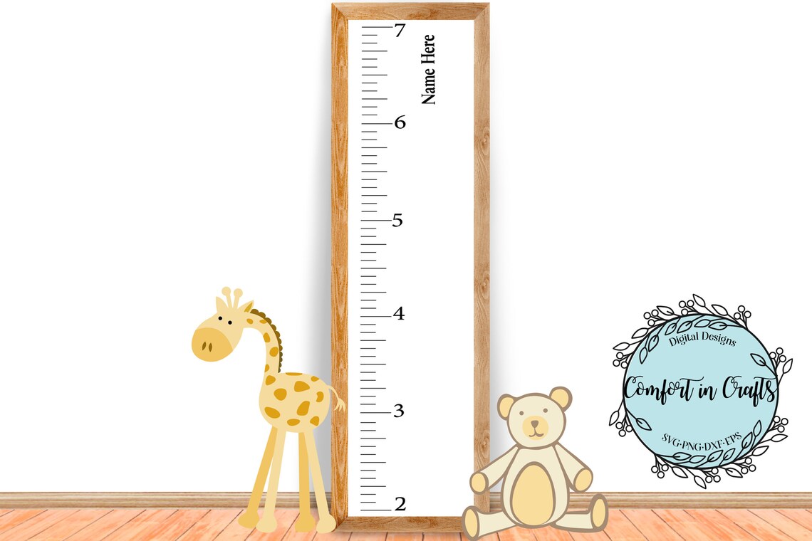Growth Chart SVG Vertical Sign SVG Measurement Sign SVG Childs Room ...